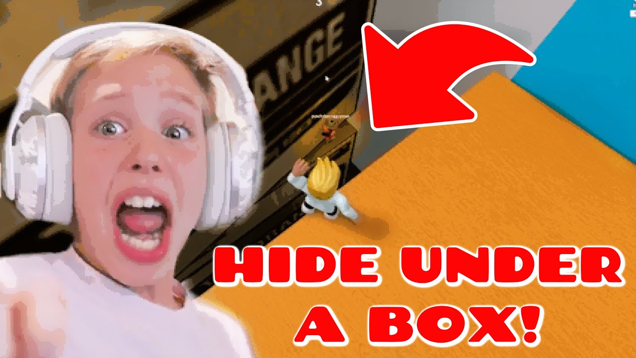 Hiding Under a Box! - YouTube