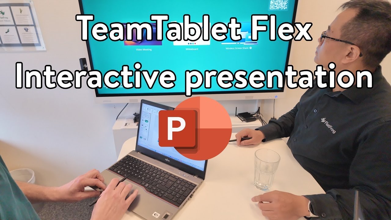 Powerpoint interactive presentations on TeamTablet Flex - YouTube