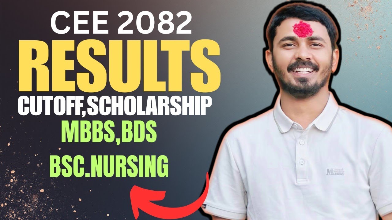 📊 CEE 2082 CUTOFF MARKS 🔥 MBBS | BDS | BSc NURSING | CEE RESULT 2082 ...