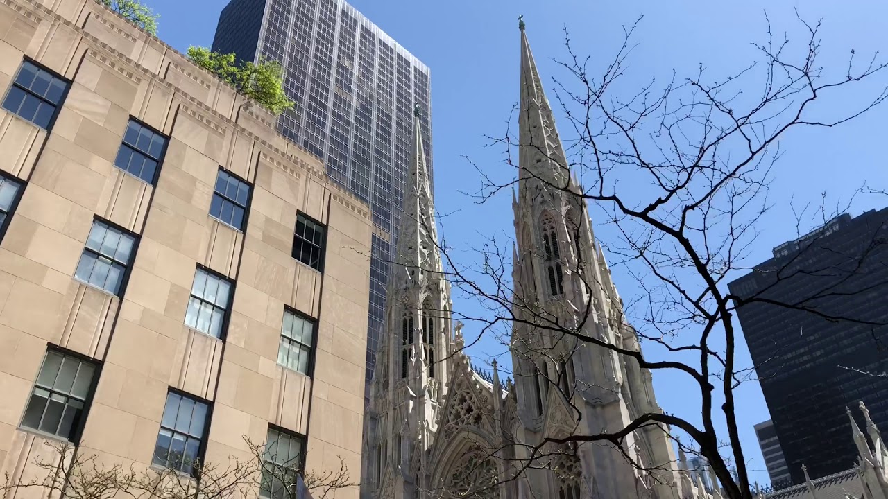 Church bells on Fifth Avenue New York - YouTube
