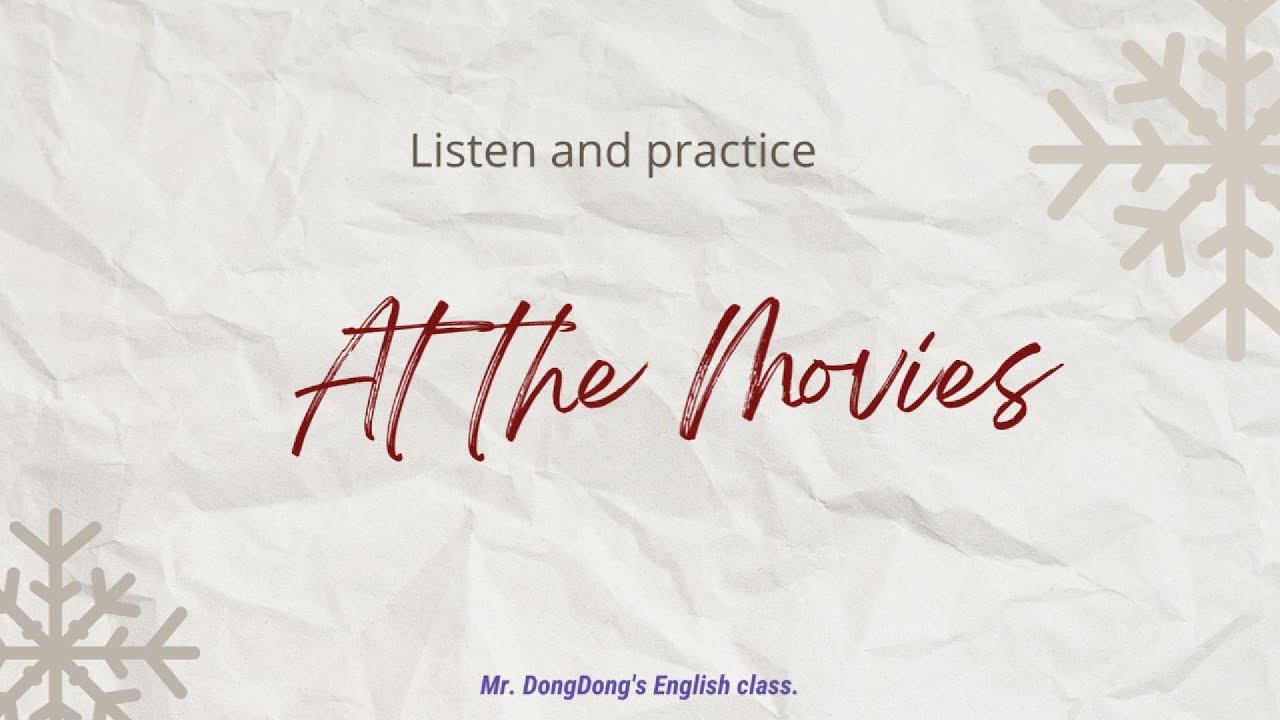 At the Movies | English Conversations Practice | English Speaking ...