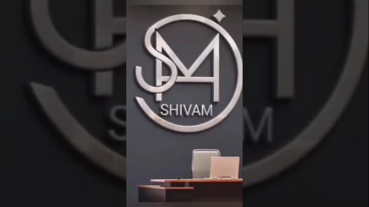 shivam name into brand logo🤑#shorts #youtubeshorts #viralvideo # ...