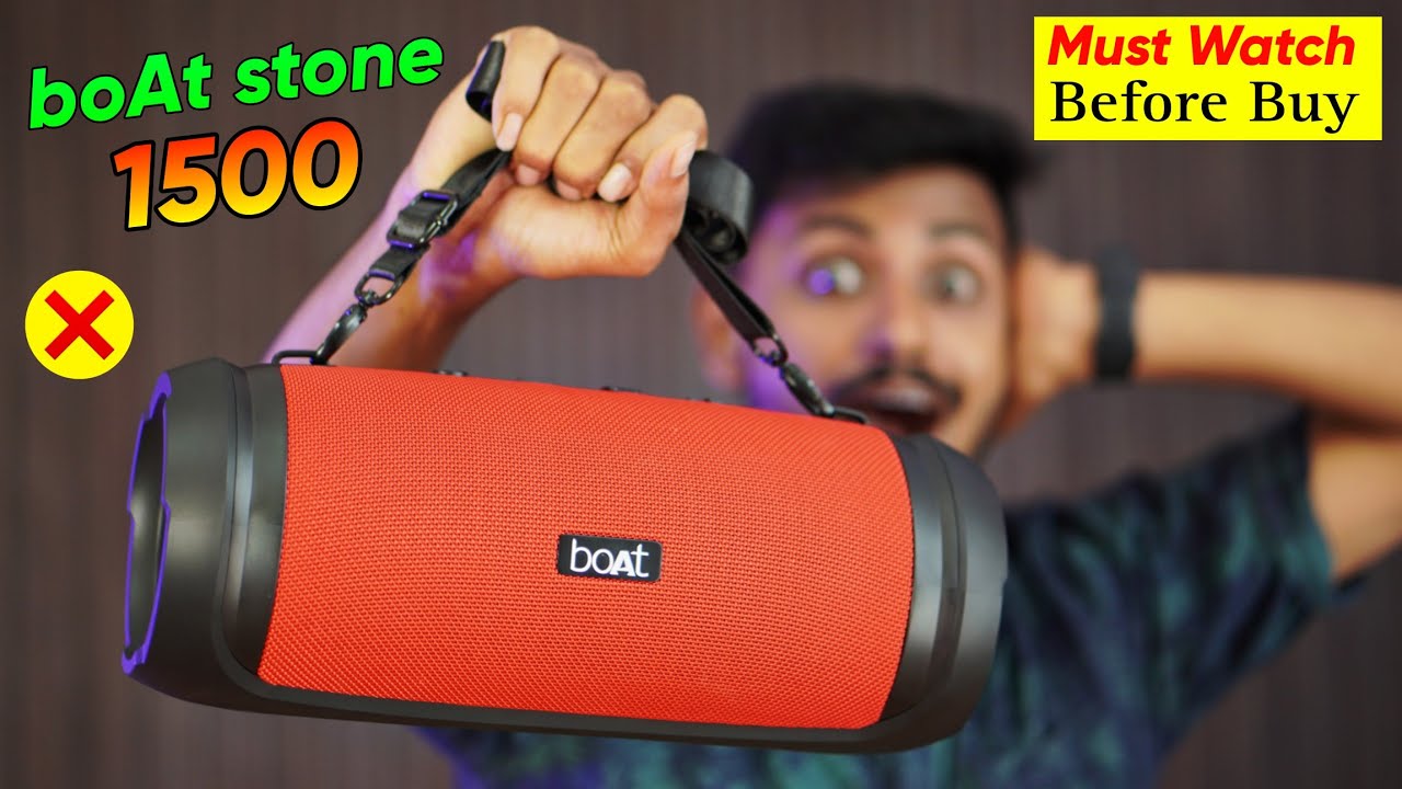 Boat Stone 1500 ⚡ 50W⚡Review + Sound Test 😳Best Bluetooth Speaker in ...