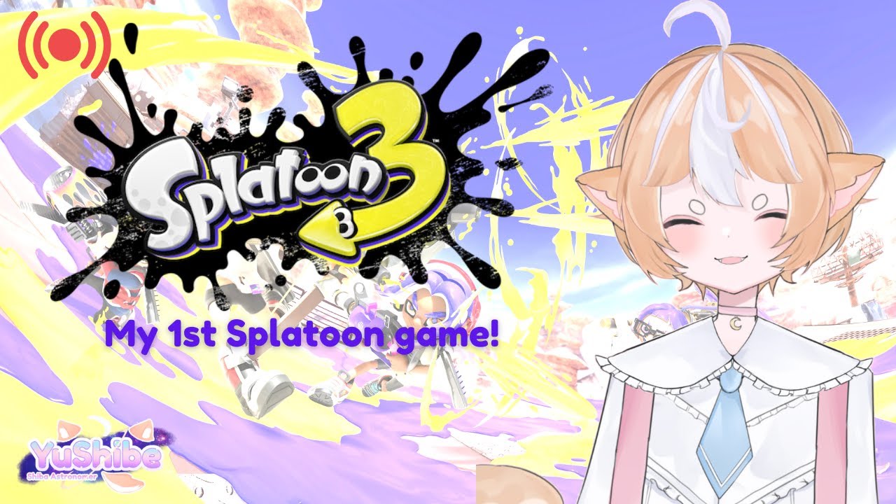 my first splatoon experience! (Splatoon 3) | EVTLive VTuber - YouTube