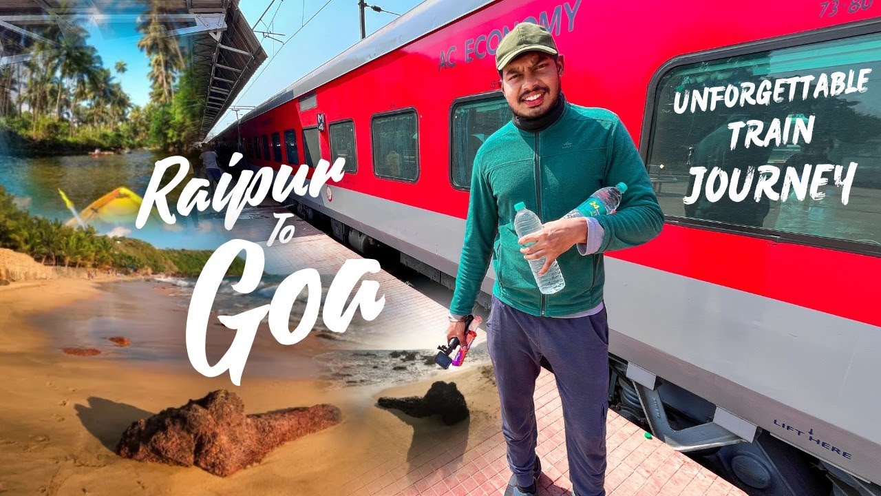 Raipur to Goa Train Journey (South Goa Madgaon railway station)first ...