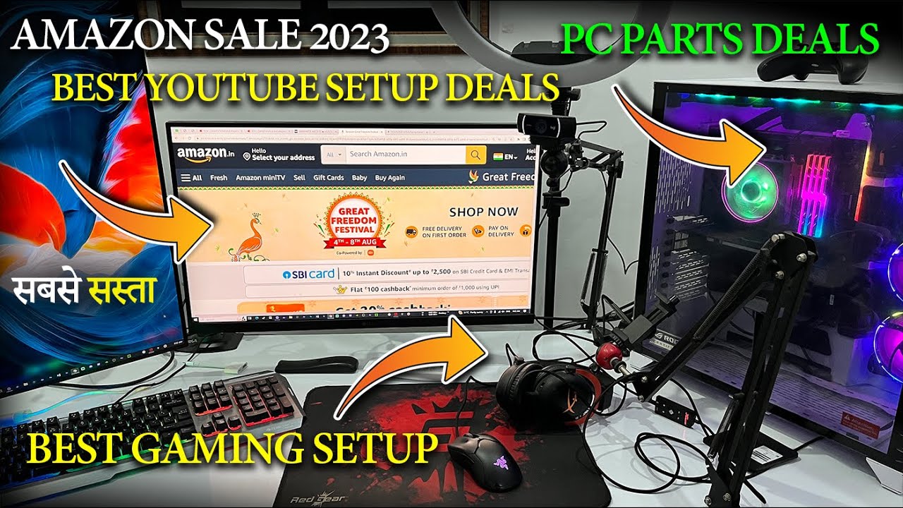 Amazon Sale 2023 | Best Youtube Setup and PC Parts Sale | Best Gaming ...