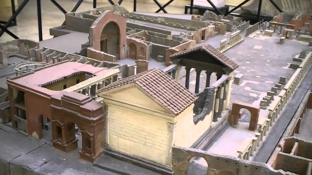 00049 - Roman Holiday March 6 2011 - Model of Pompeii Forum - YouTube