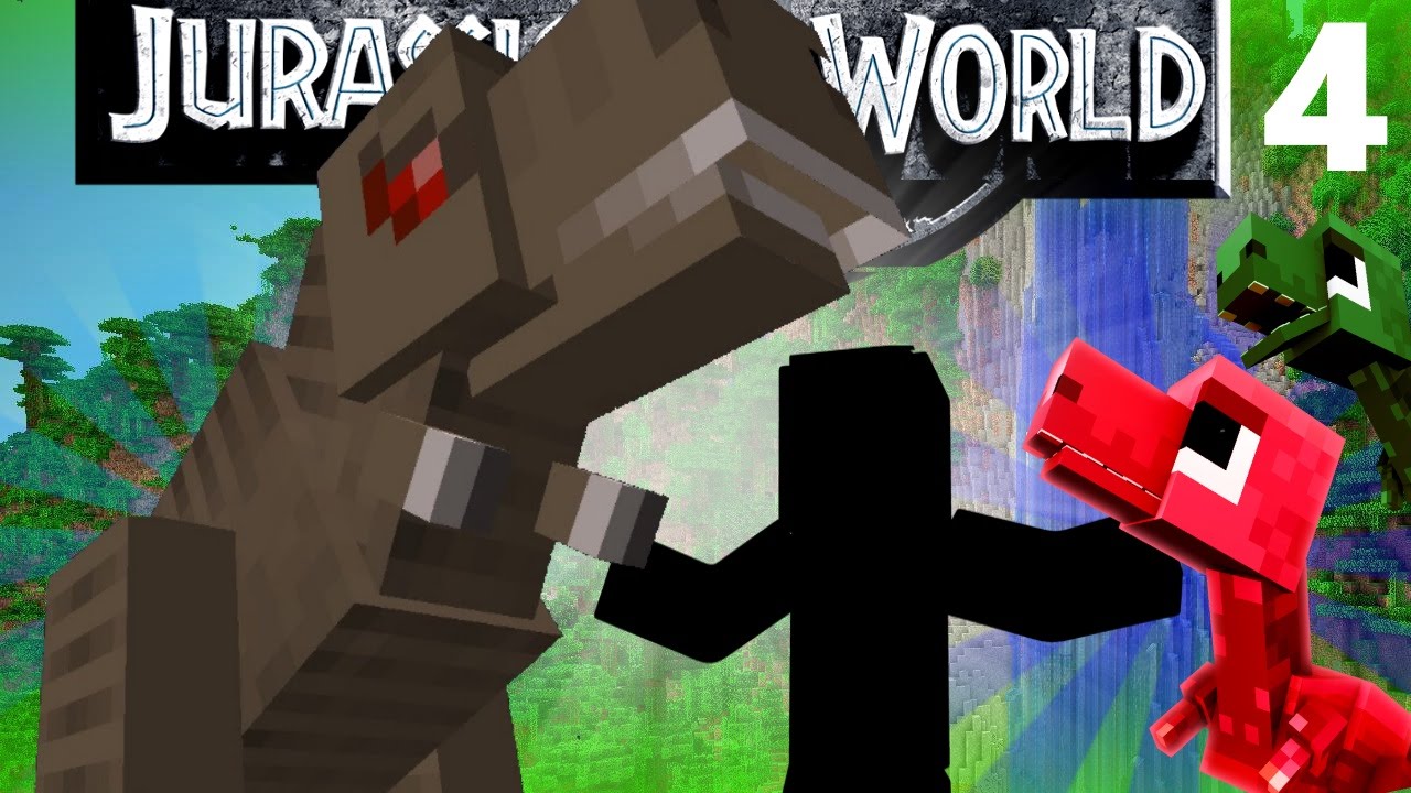 Minecraft Jurassic World #4: ROAR LOUDER! (Minecraft Roleplay) - YouTube