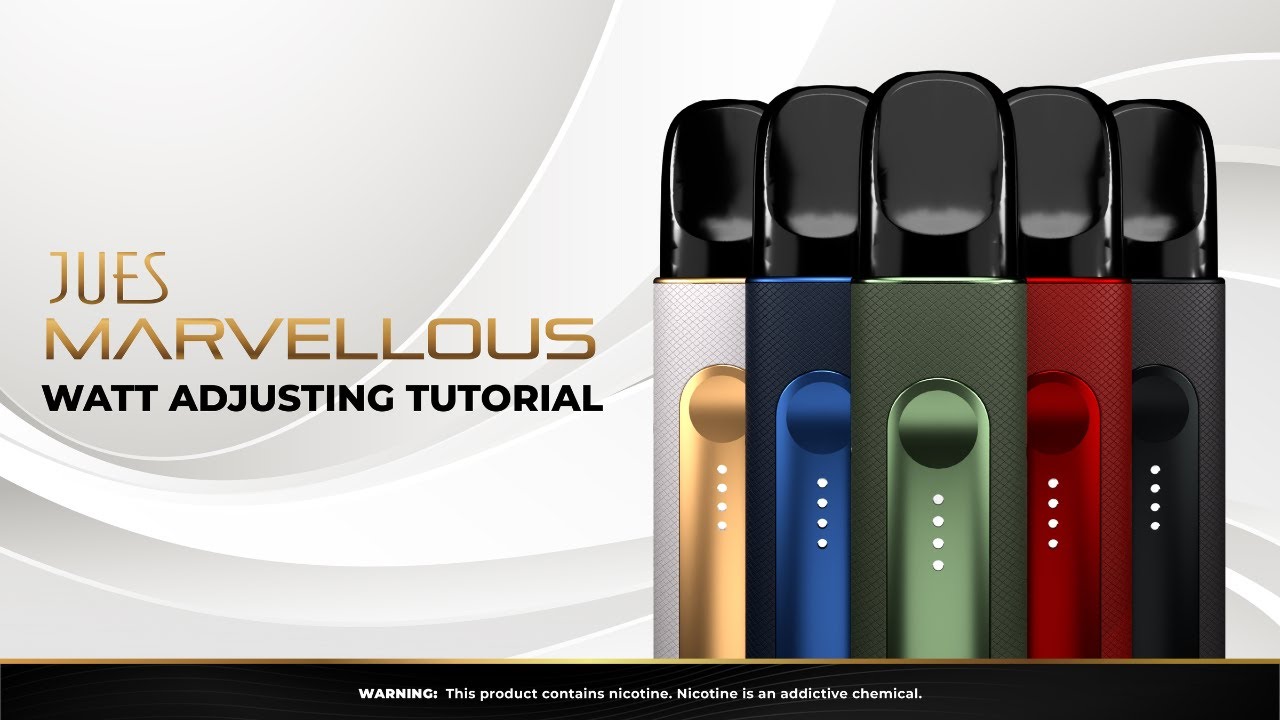 Unlocking the Potential of Your JUES Marvellous Vape Device: Wattage Adjustment Tutorial - YouTube