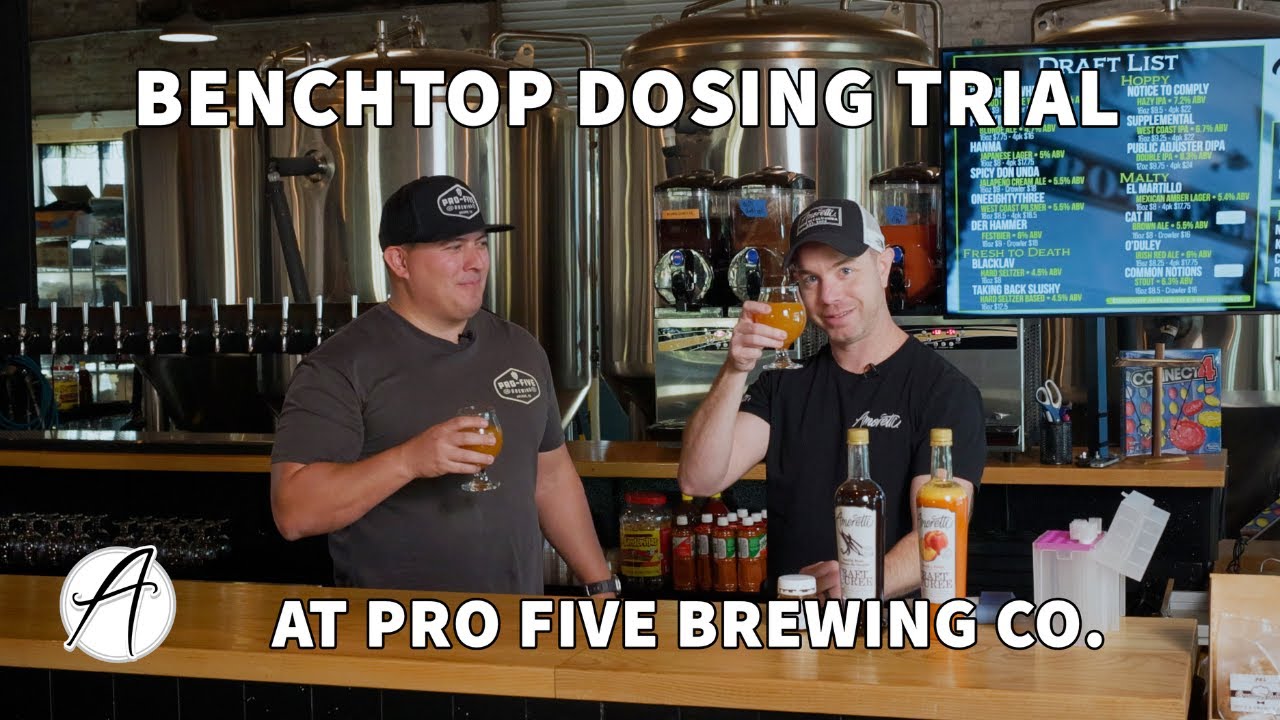 Pro Five Brewing Co. Benchtop Dosing Trial | Peach Cobbler Tart Ale ...