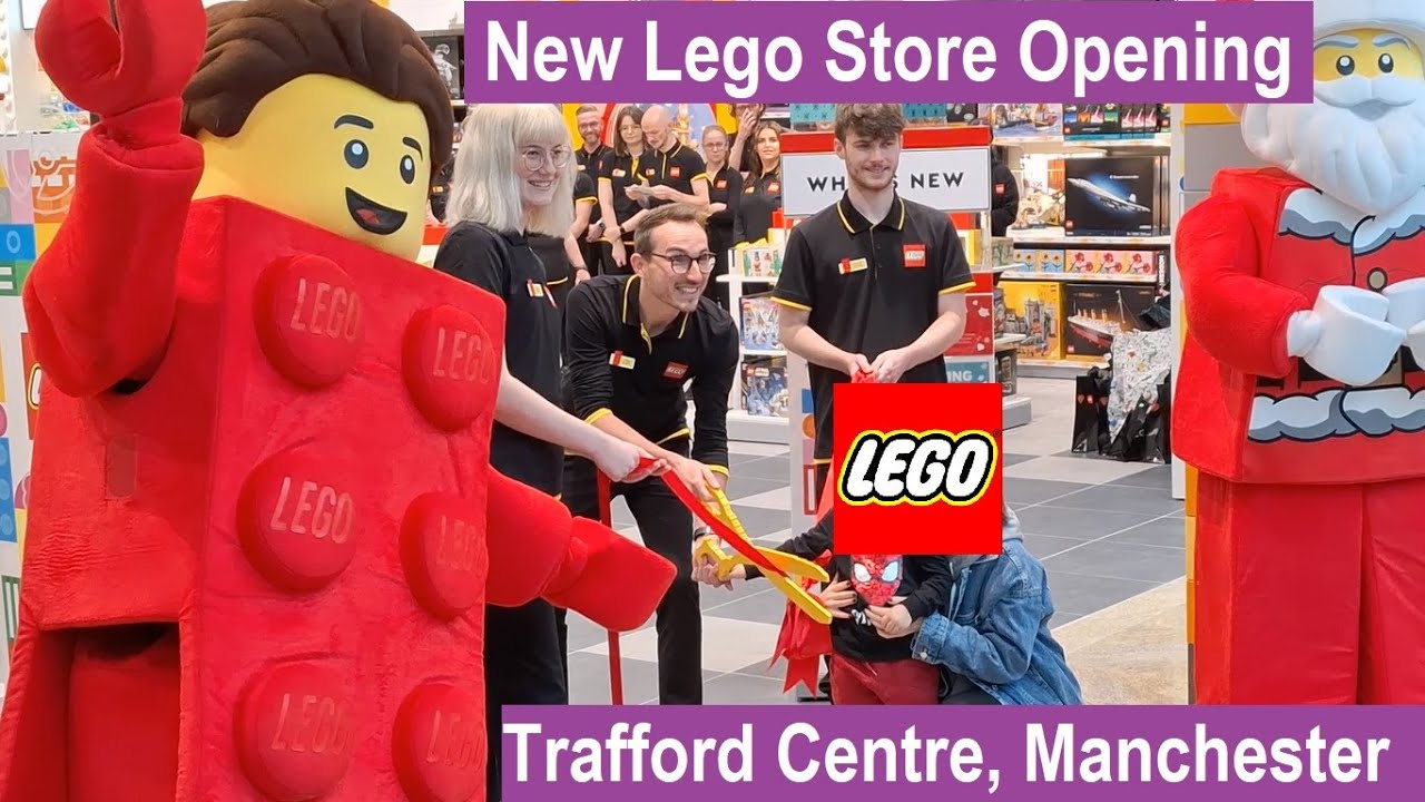 Trafford Lego Store - Grand Opening - YouTube