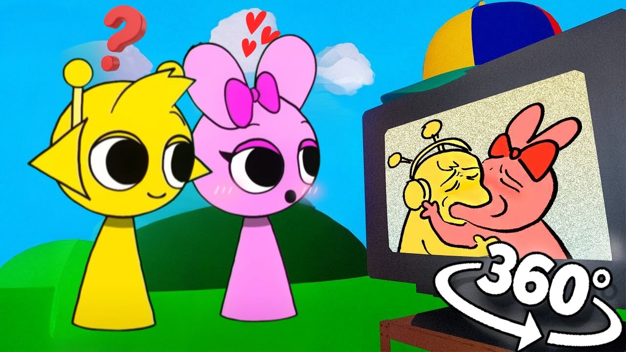 360° VR Incredibox Sprunki | Yellow x Pinki react Incredibox Sprunki ...