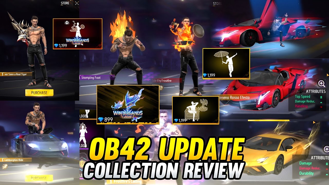 OB42 All Emote Animation Review | Ob42 Update All Legendary Collection ...