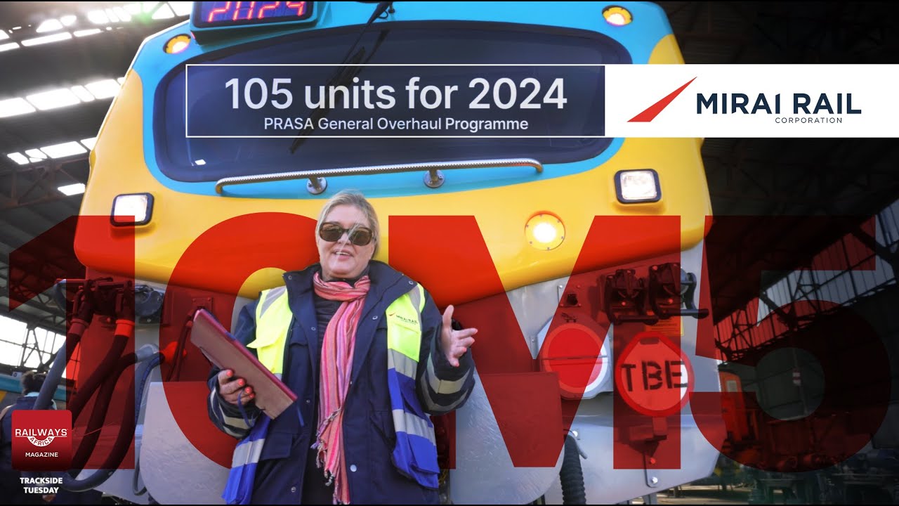 PRASA’s General Overhaul Contract Mirai Rail Delivers! - YouTube
