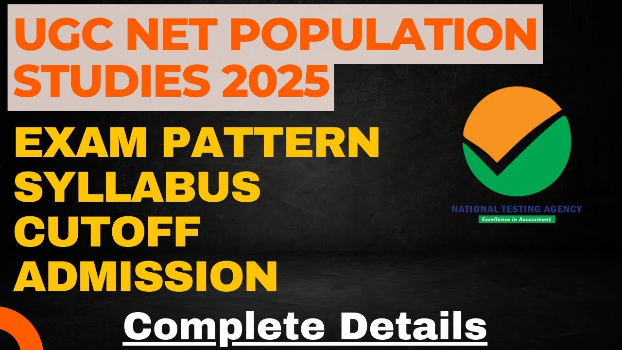 UGC NET Population Studies | Exam Pattern | Syllabus | Cutoff 2024 ...
