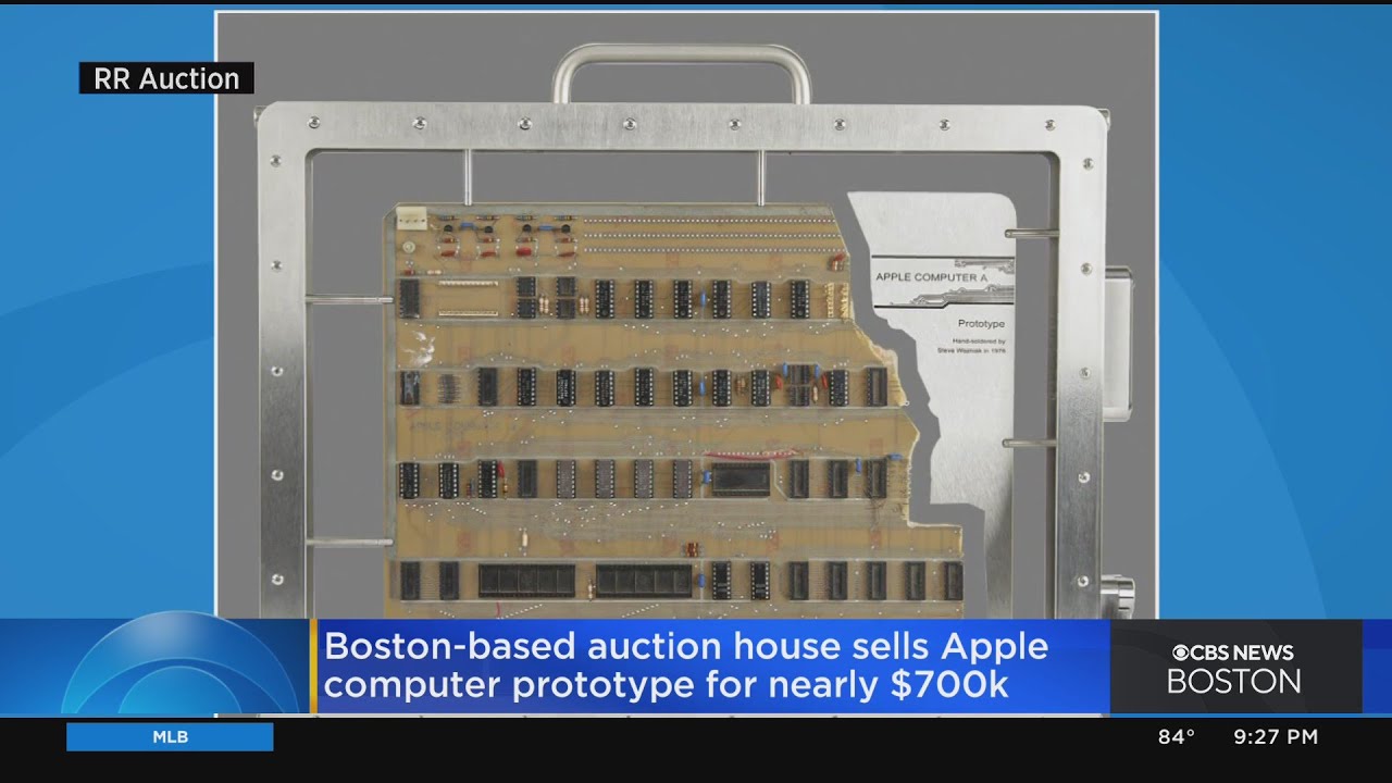 Jobs' Apple-1 computer prototype auctioned for nearly $700K - YouTube