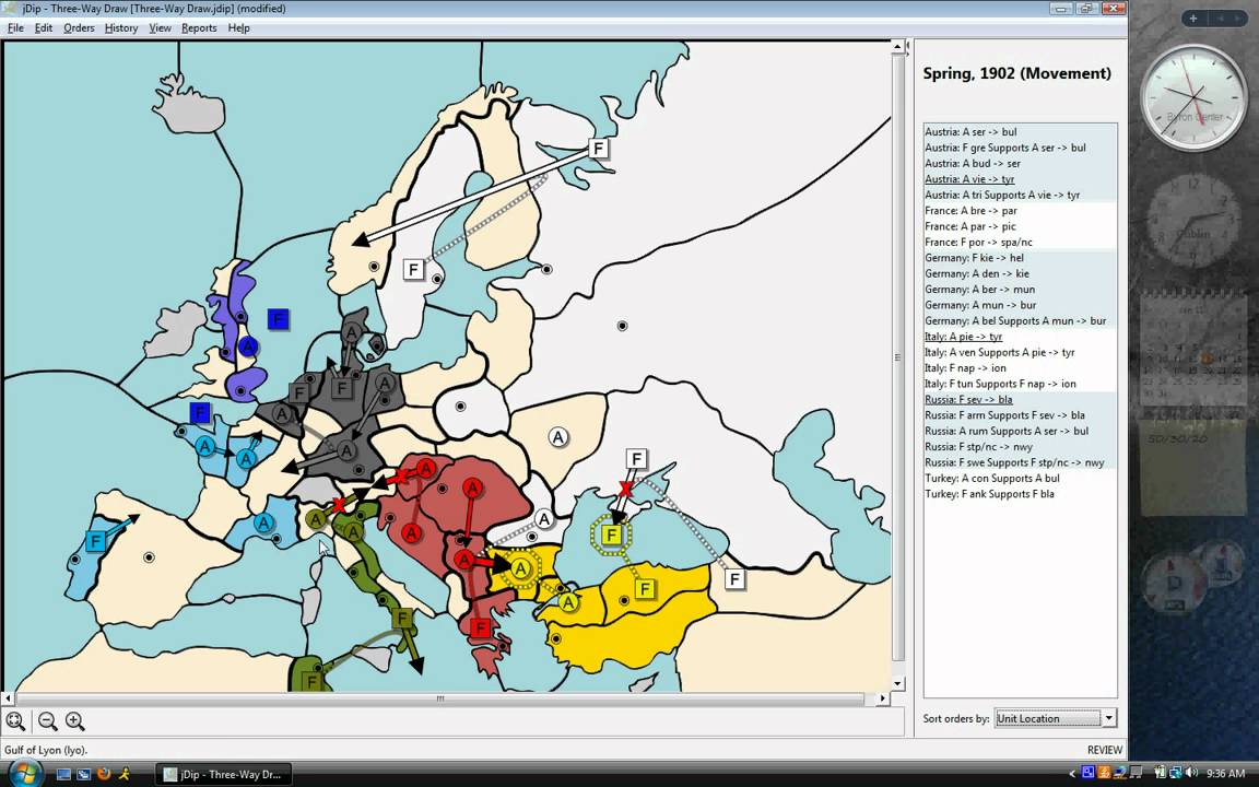 Diplomacy Commentary - Three Way Draw - YouTube