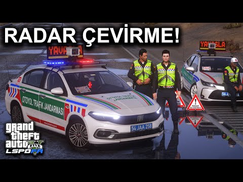 DRONE İLE RADAR KONTROLÜ !! - OTOYOL JANDARMA TRAFİK MODU - GTA 5 LSPDFR