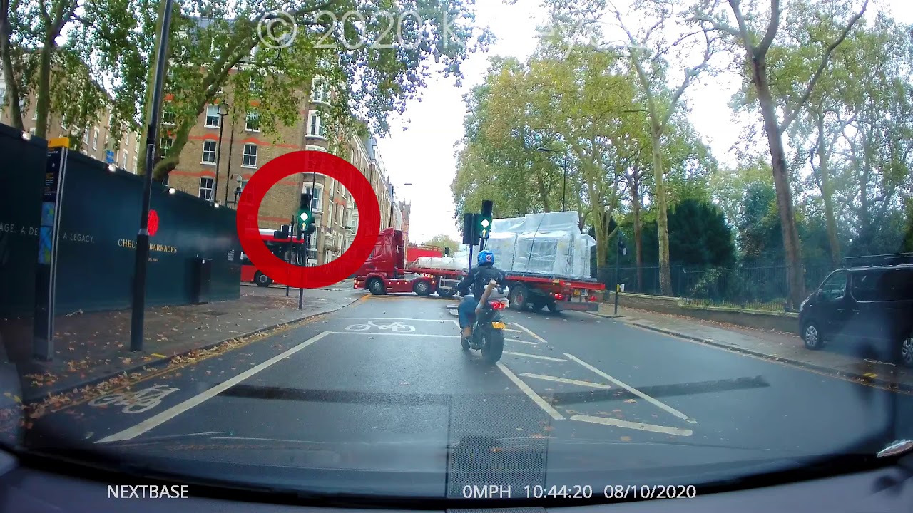 HGV Driver makes Left Turn at an Ahead Only junction - YouTube
