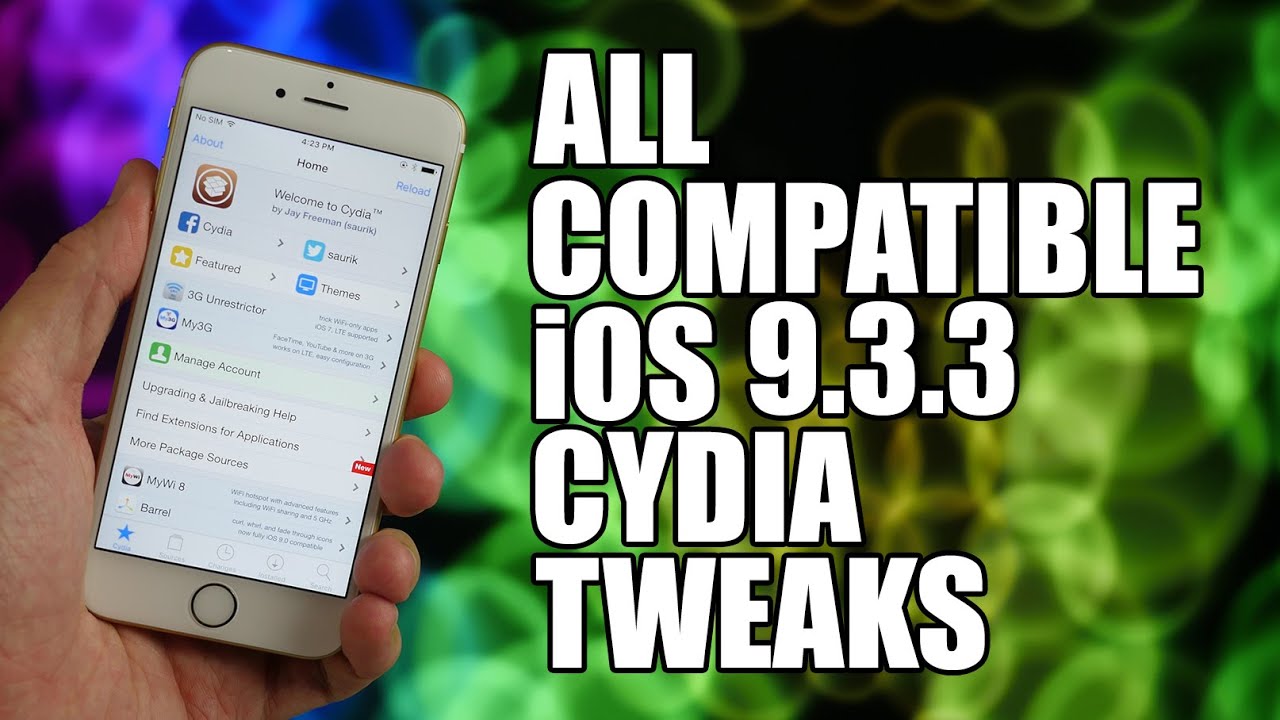 All Compatible iOS 9.3.3 Cydia Tweaks! - YouTube