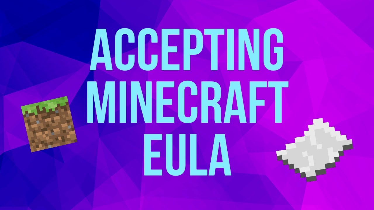How to accept EULA on your Minecraft server - YouTube