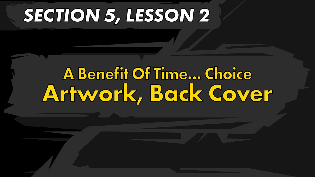 Section 5, Lesson 2 - Back Cover Artwork - YouTube