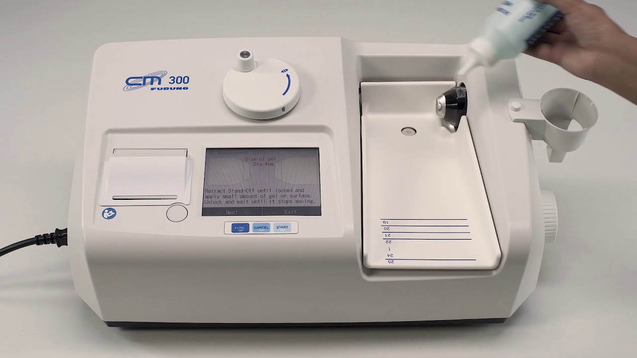 Ultrasound Bone Densitometer CM-300 calibration - YouTube