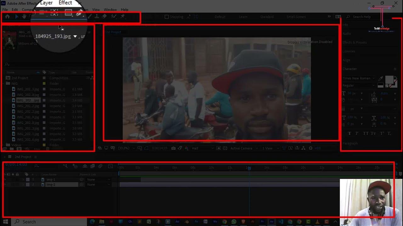 Introduction to Adobe After Effects Interface (After Effect Interface ...