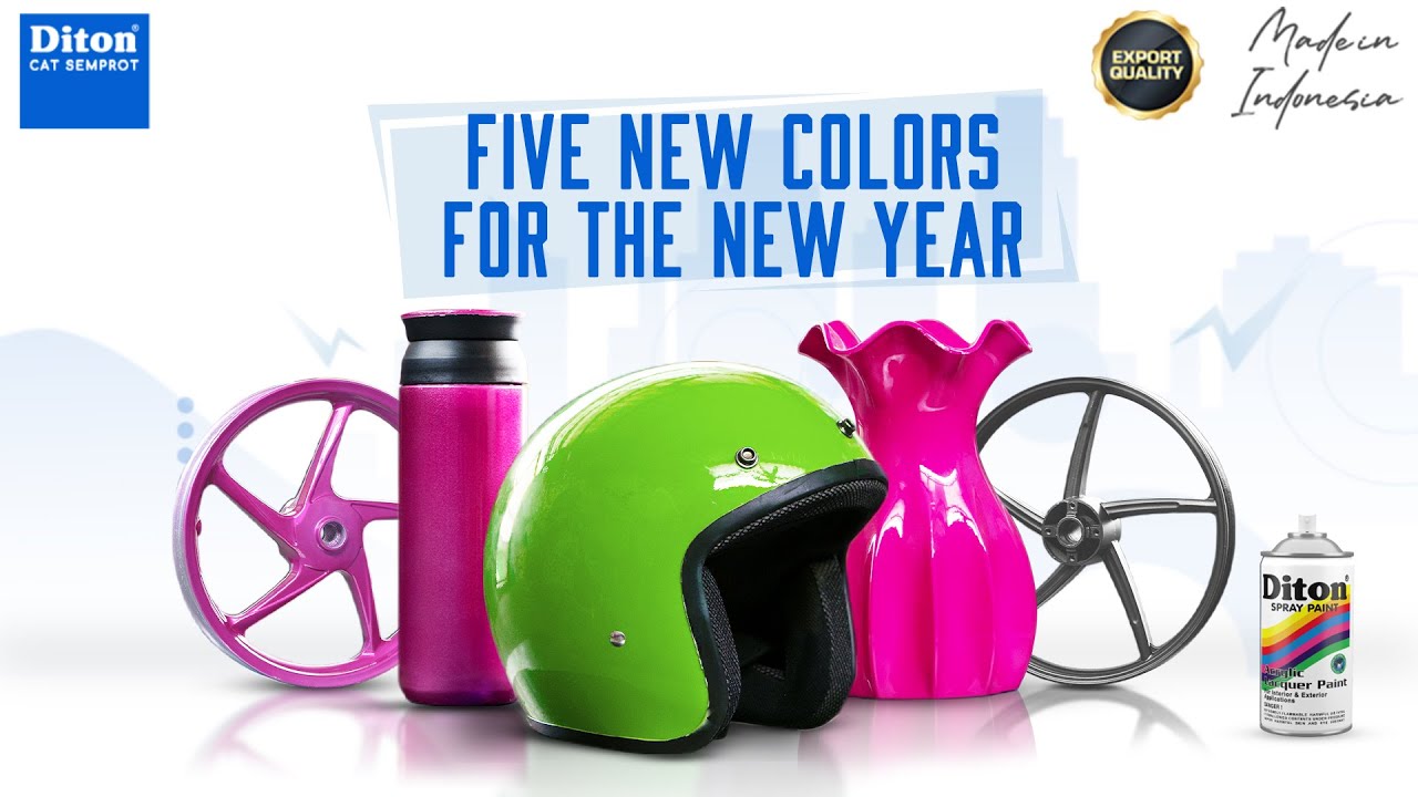 ALL-NEW COLORS OF DITON SPRAY PAINT - YouTube