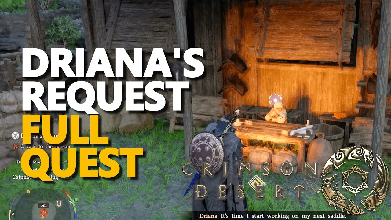 Driana's Request FULL QUEST Crimson Desert - YouTube