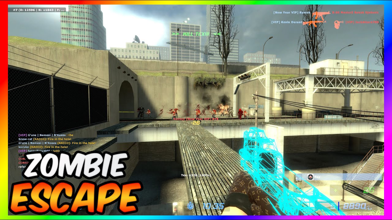 Counter-Strike: Source Zombie Escape on NiDE | ze_assault - YouTube