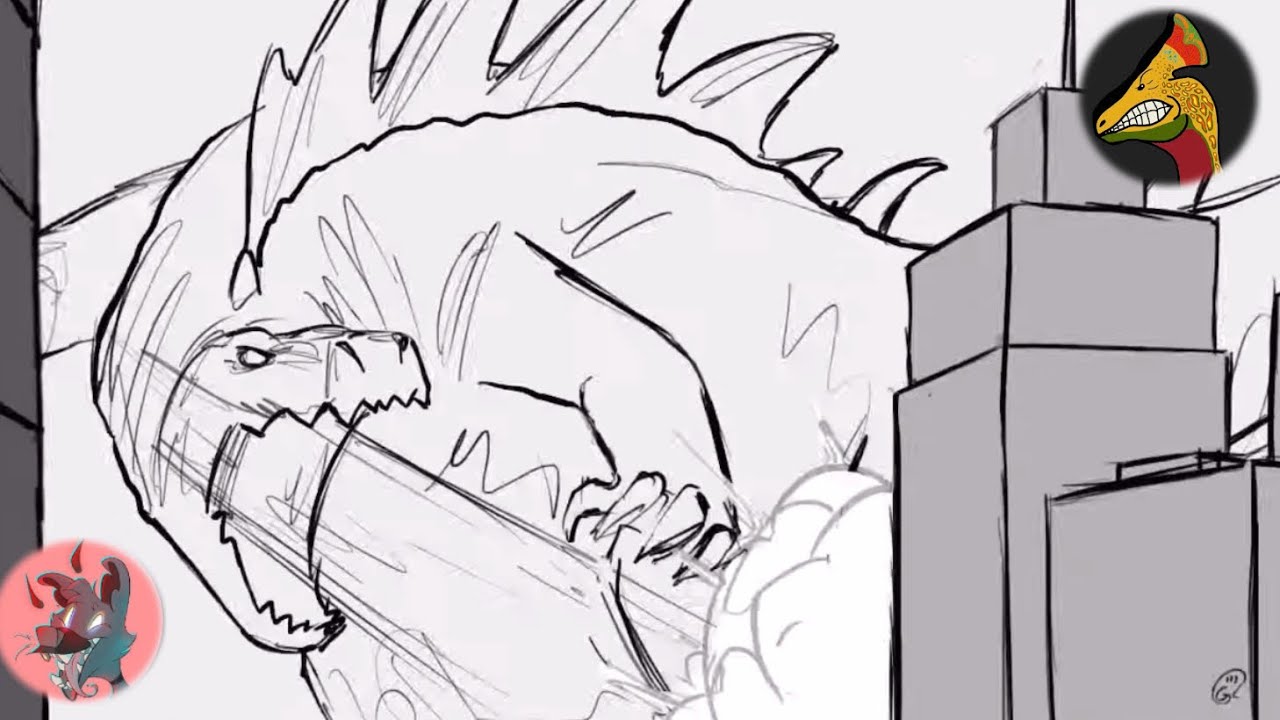 ATOMIC DEVASTATION | Godzilla animation/sound design | Original animation made by @l_Tazi_l ...