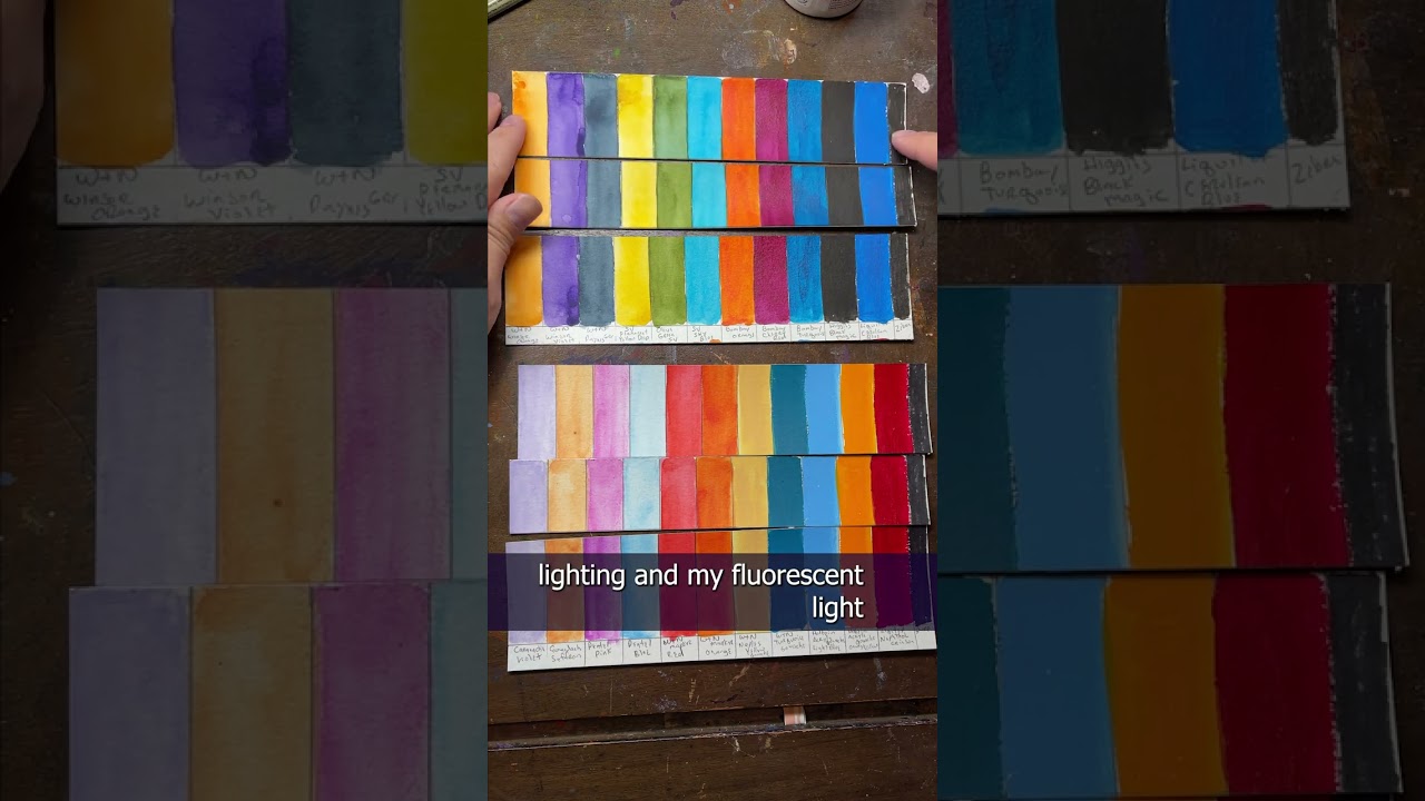 6 Month Lightfastness Check In - YouTube