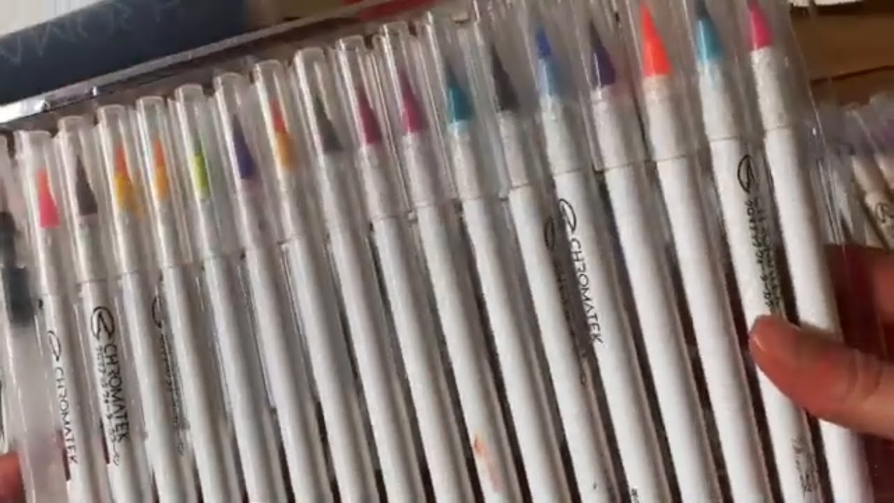 Chromatek - No mess Watercolor Pen set that you can share with your ...