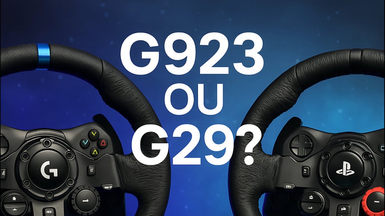 LOGITECH G29 vs LOGITECH G923 - Qual escolher em 2025??? - YouTube
