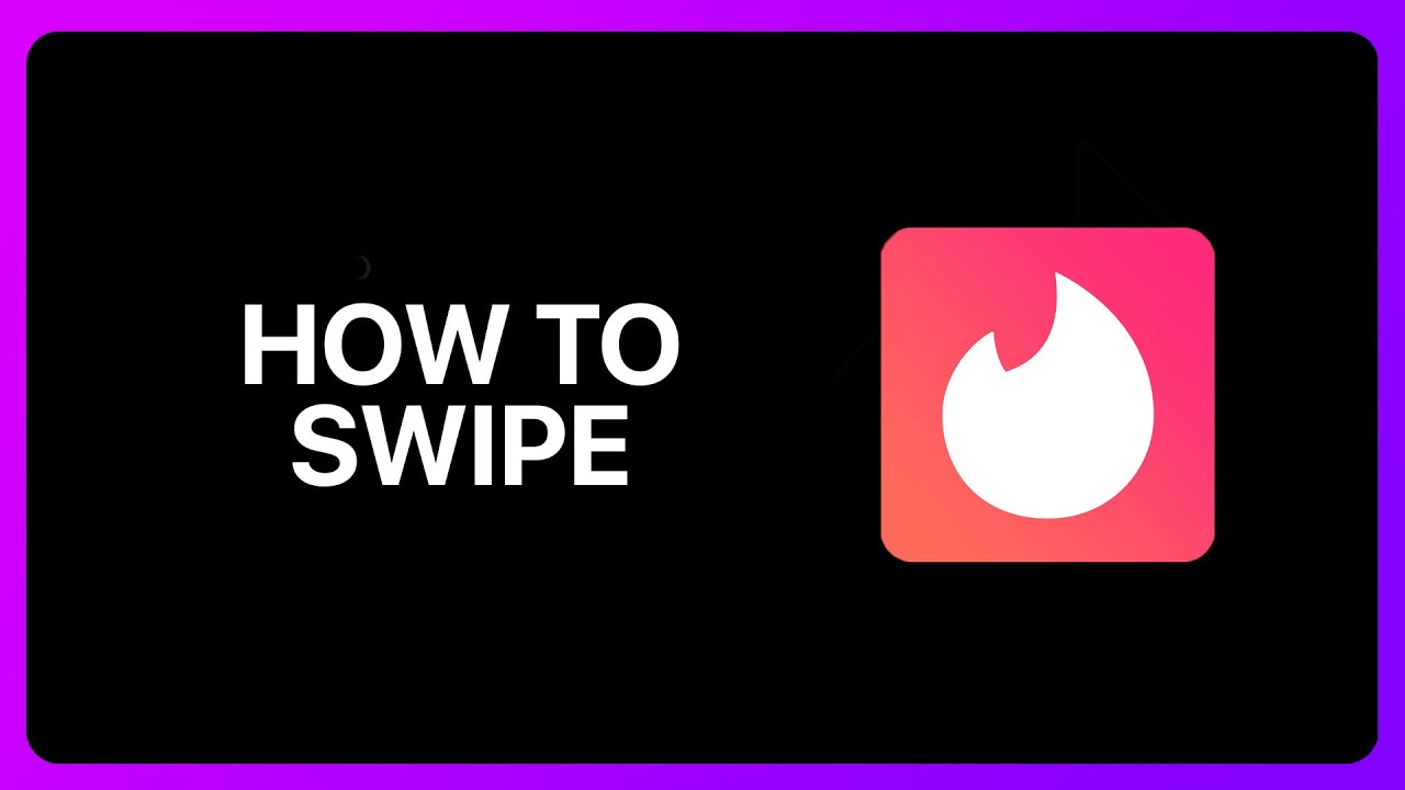 How To Swipe On Tinder Tutorial - YouTube