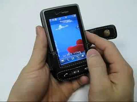 PDair Leather Case for LG Dare VX9700 - Book Type (Black) - YouTube