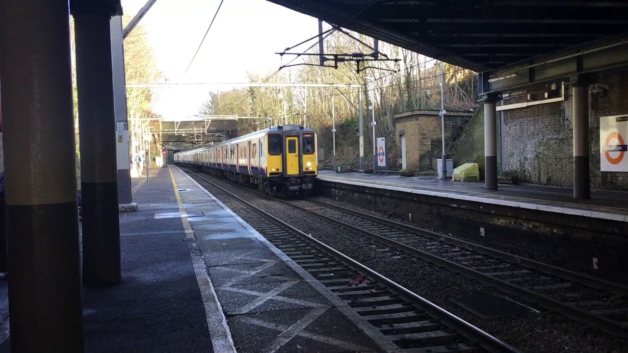 London Overground class 317 arriving at Clapton - YouTube