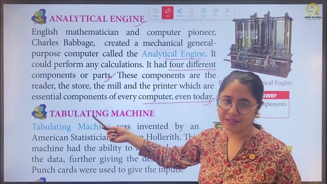 Chapter 1: Evolution of Computers | Computer Class 4 | Apex Global Learning Publications - YouTube