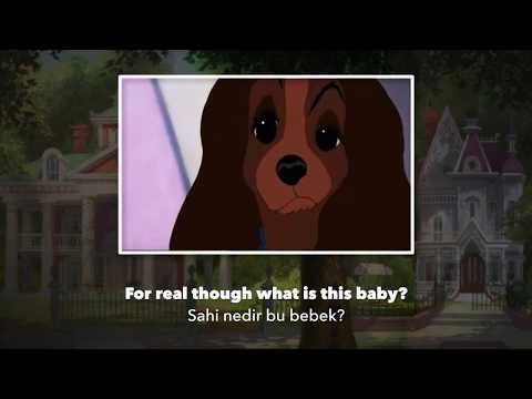 Lady and the Tramp - La La Lu - Turkish (Subs + Trans)