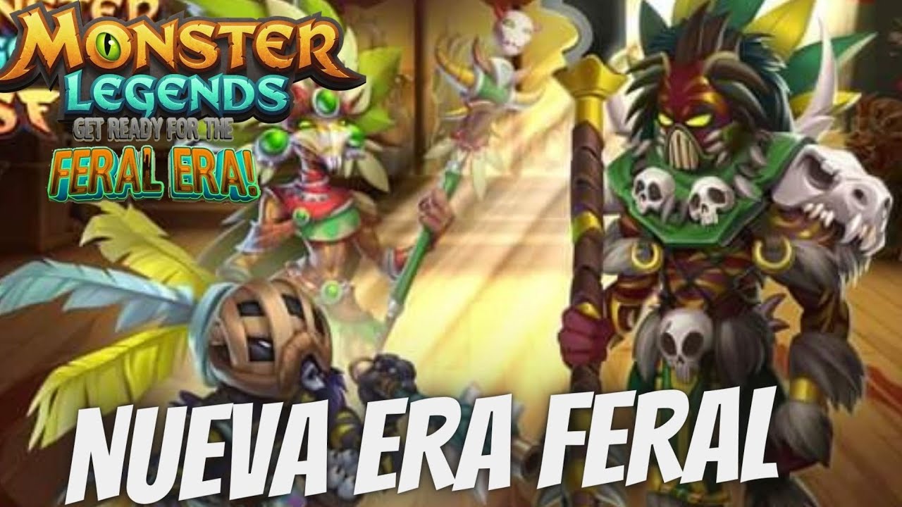 😱LO NUEVO ESTA AQUI😱NUEVA ERA FERAL+ PASE DE LEYENDA- MONSTER LEGENDS ...
