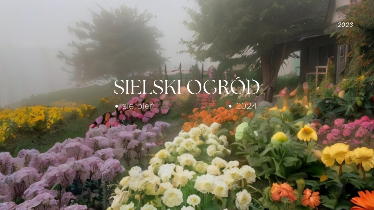 Sielski ogród w sierpniu - YouTube