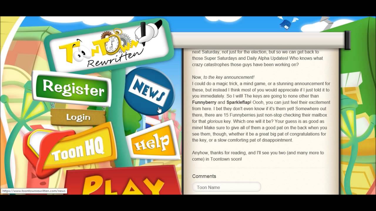 Toontown Rewritten Update 3-6-2014 - YouTube