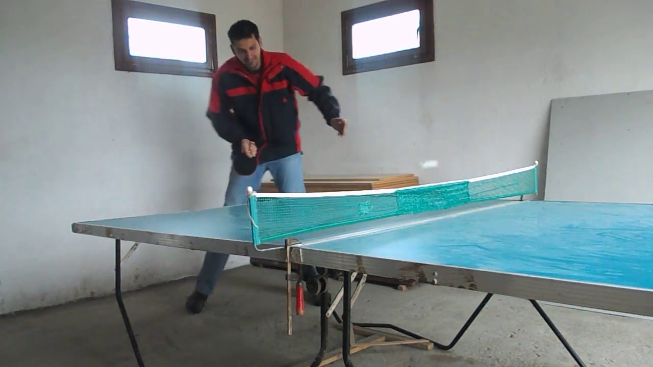 Tall table tennis player - Joola Spirit off & Maxxx 2,0 - YouTube