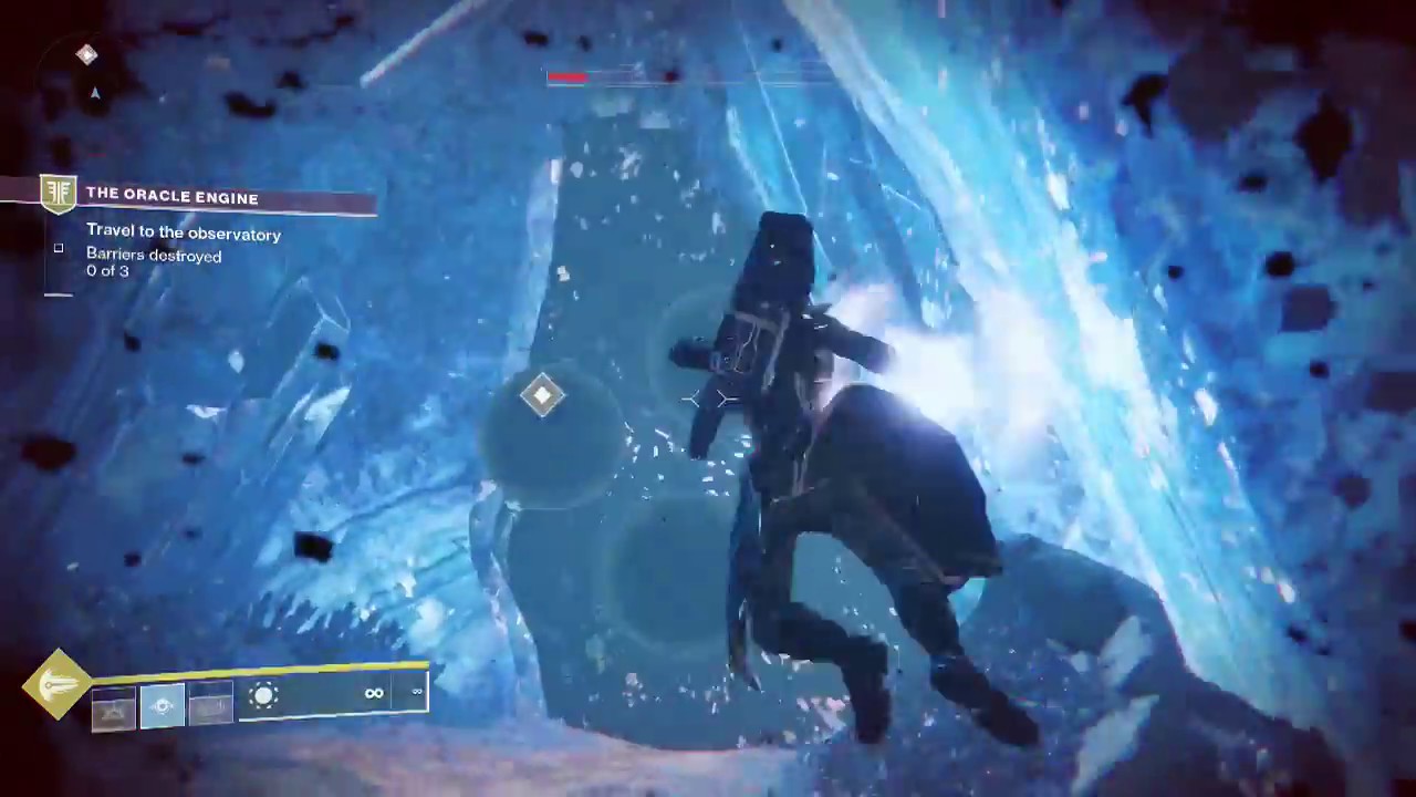 Destiny 2 Forsaken the Oracle Engine Use Arc Charge Destroy Barrier ...