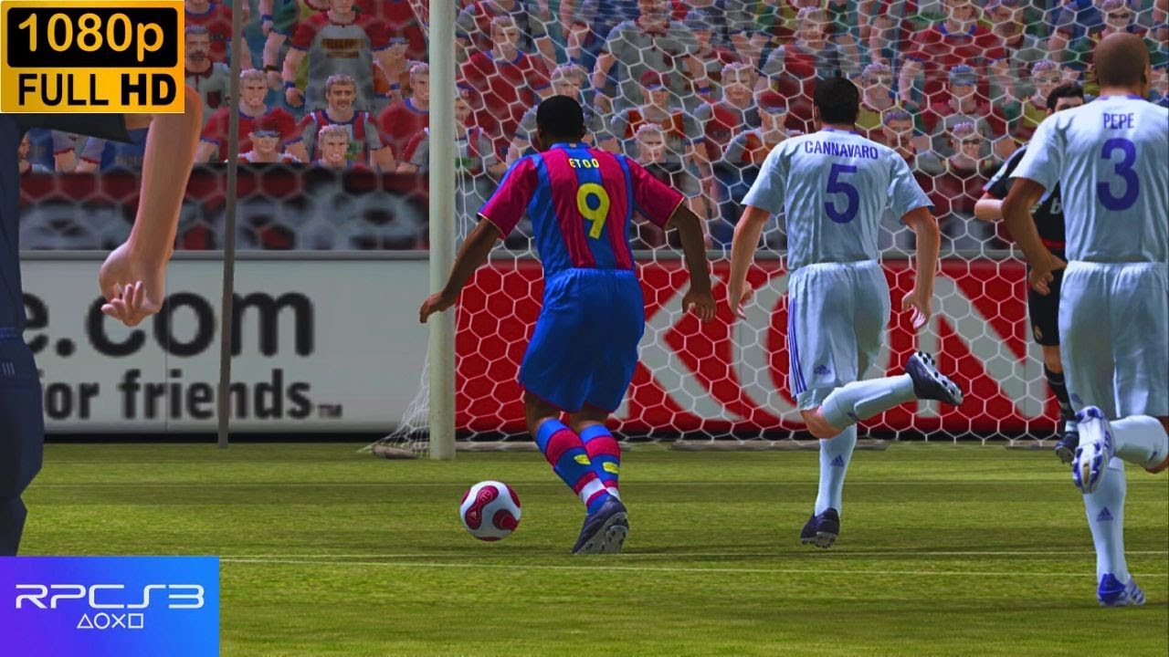 Pro Evolution Soccer 2008 (RPCS3) Barcelona x Real Madrid [1080p 60 FPS ...