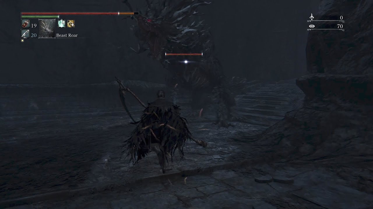 Bloodborne CUT BOSS Gameplay: Great One Beast (Different Arena) - YouTube