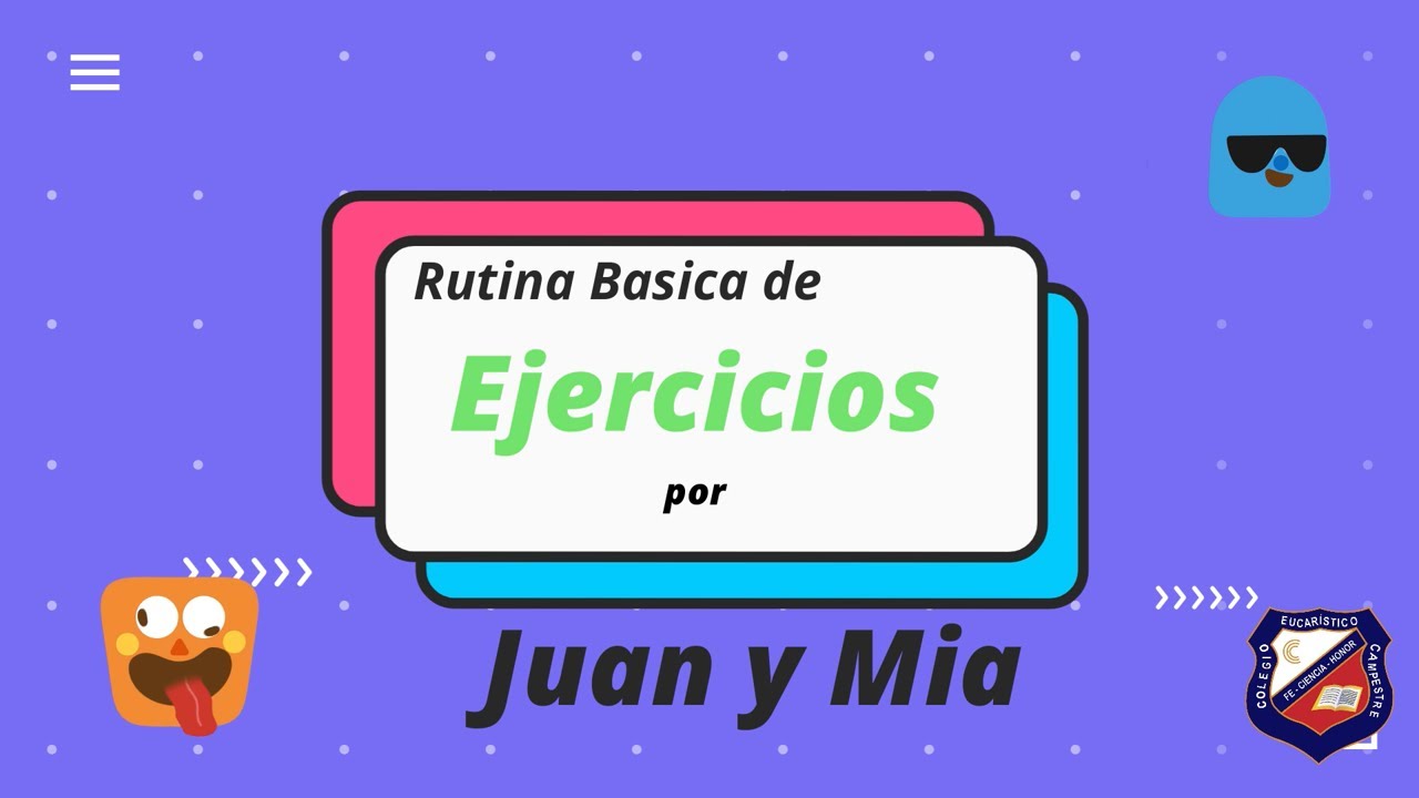 Rutinas de Ejercicios por Mía y Juan - Revista Digital - YouTube