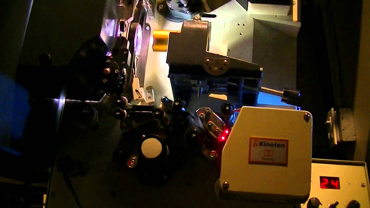 35mm projector - YouTube