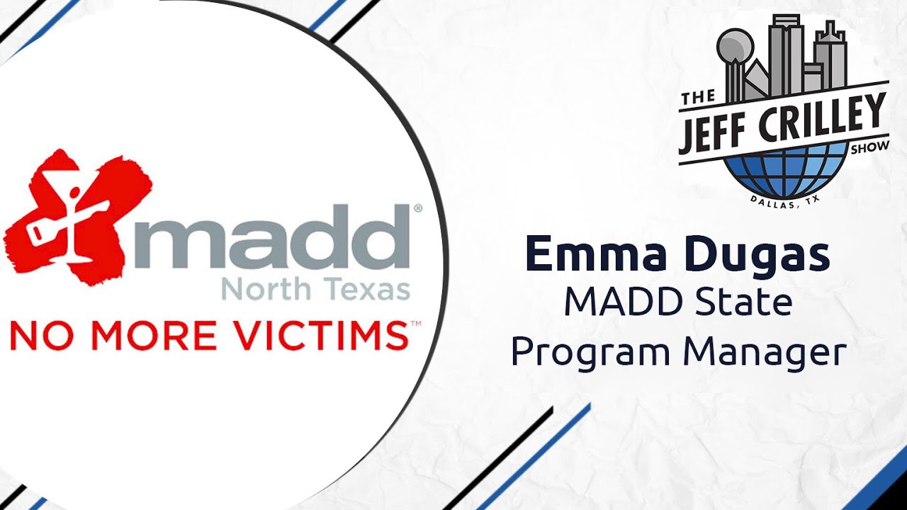 Emma Dugas, MADD State Program Manager | The Jeff Crilley Show - YouTube